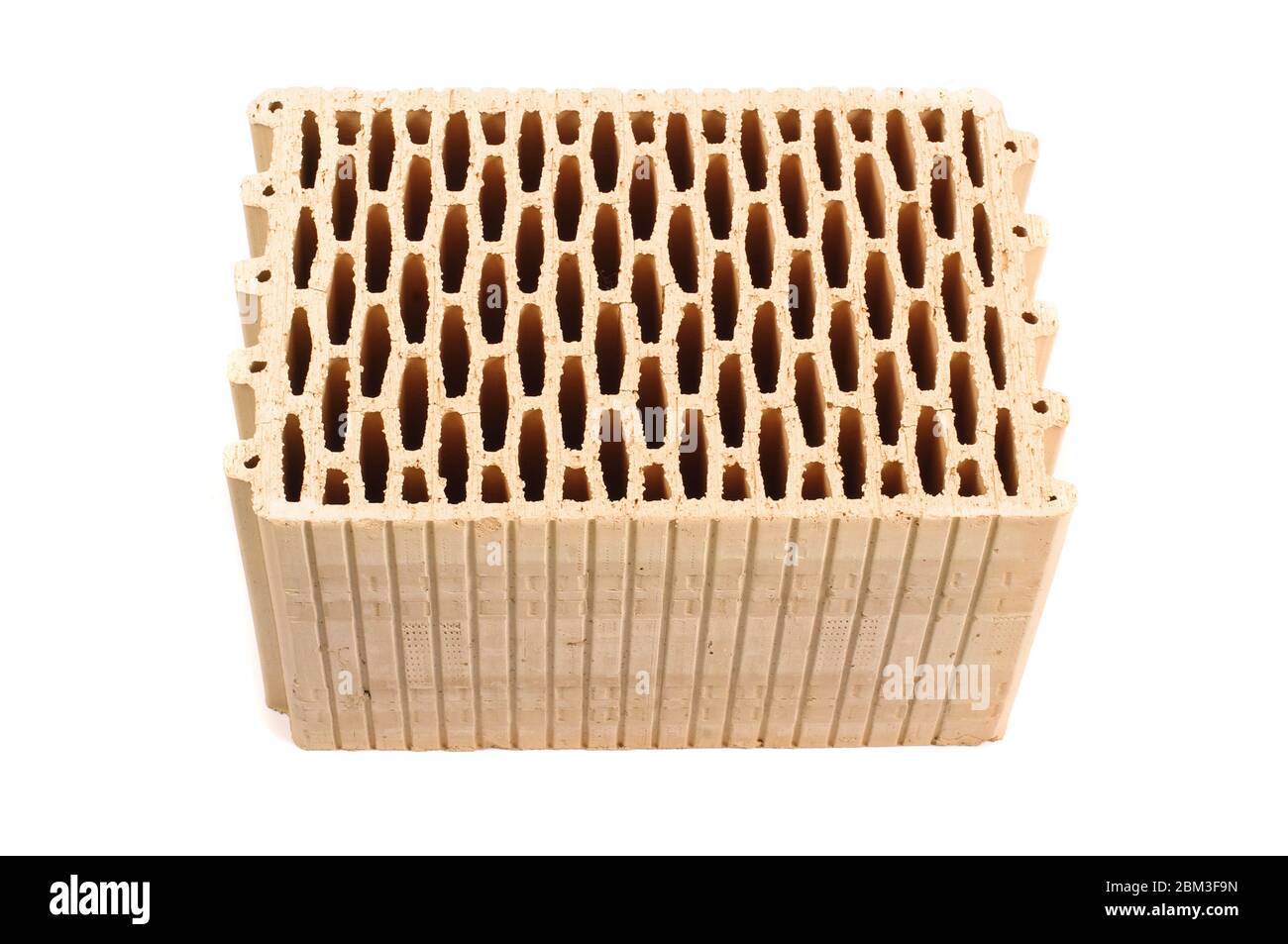 Ceramic building block for house construction made from natural clay ...