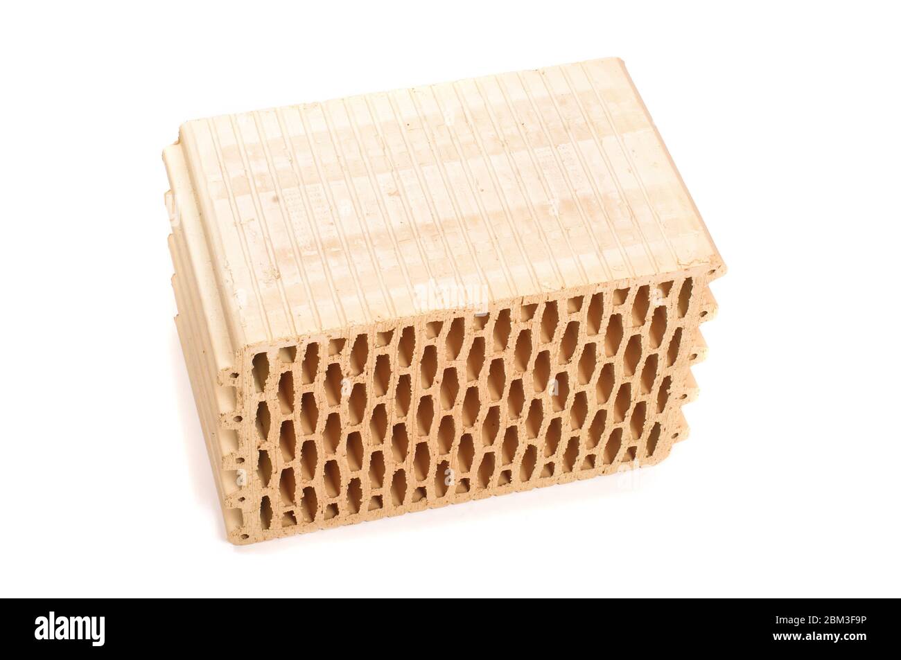 Ceramic building block for house construction made from natural clay ...