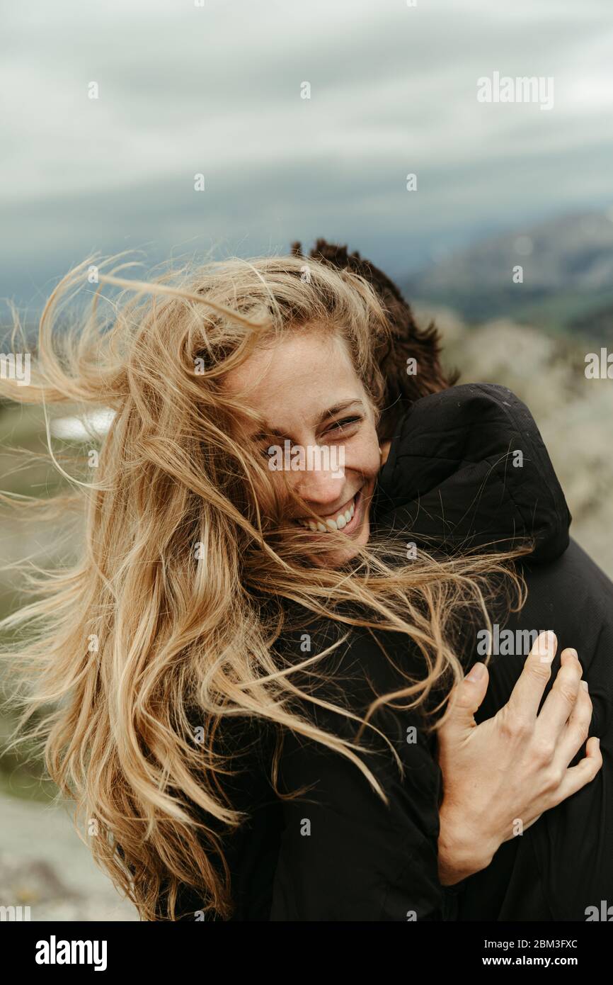 Wind swept hair hi-res stock photography and images - Alamy