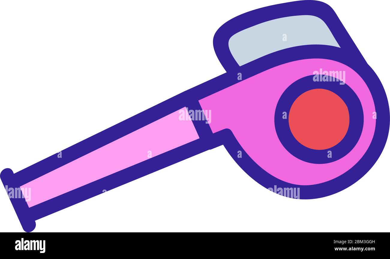 rechargeable professional blower icon vector outline illustration Stock ...