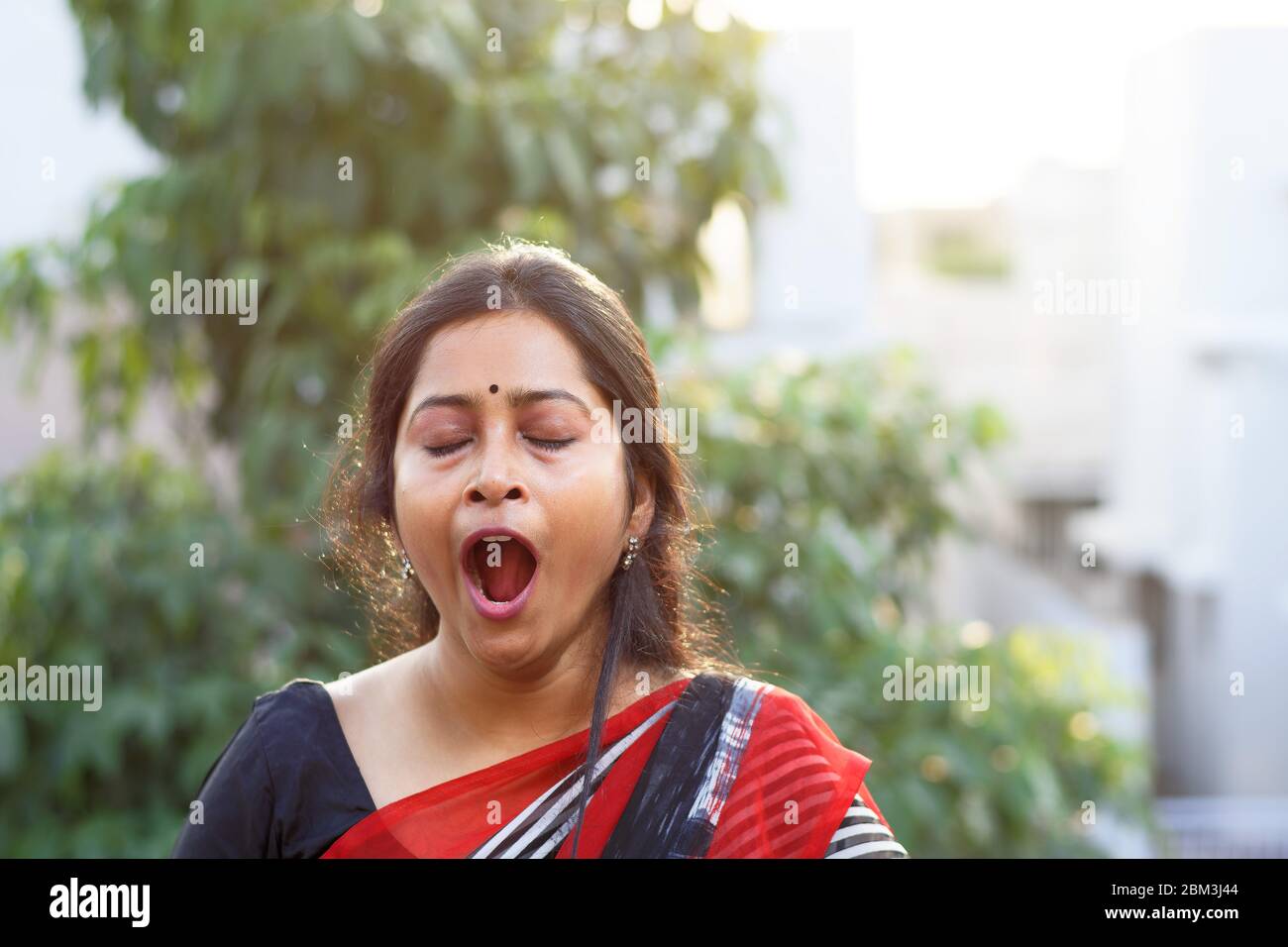 Yawning Woman