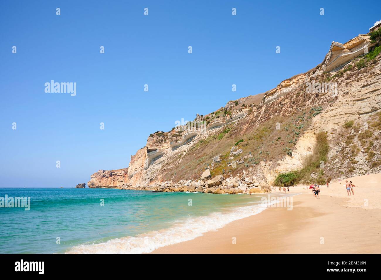Beach in nazare coastal village hi-res stock photography and images - Alamy