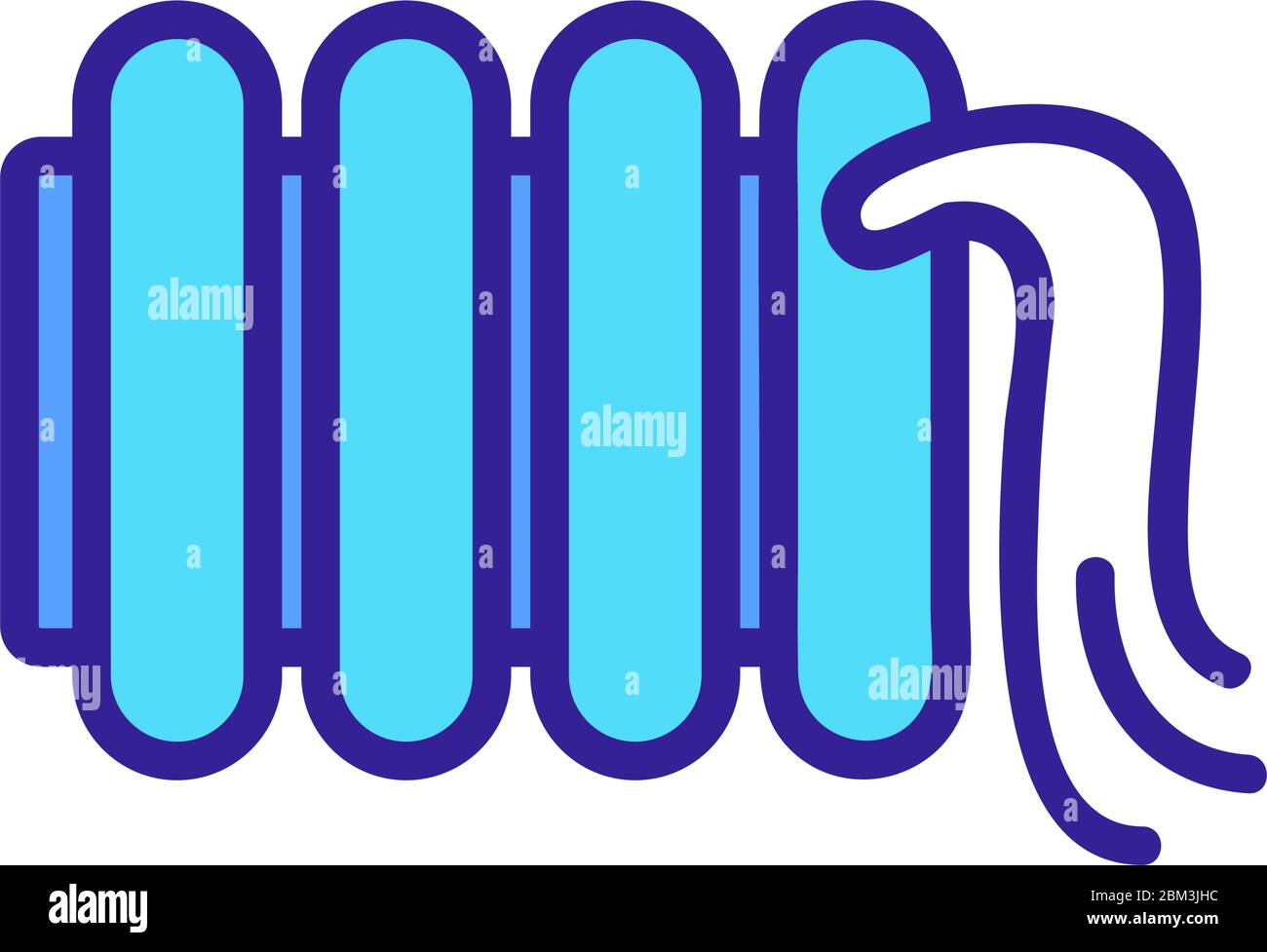 water broke through battery icon vector outline illustration Stock ...