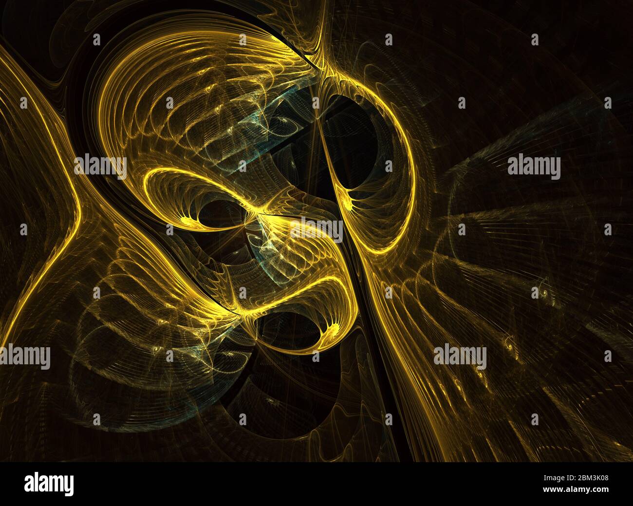 3D rendering abstract fractal light background. Abstract fractal ...