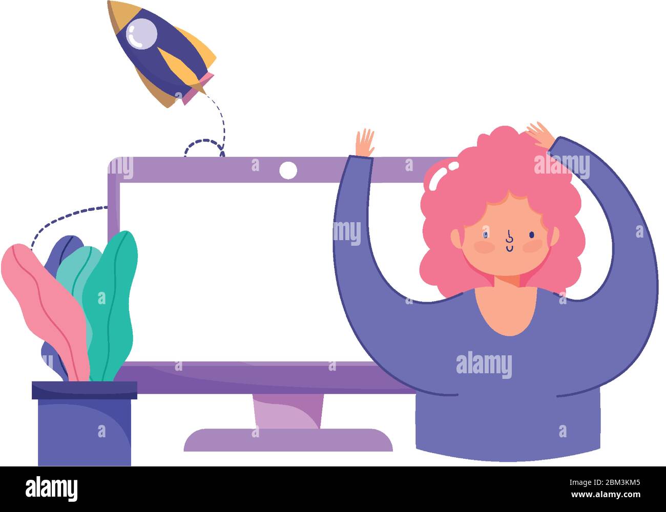 people creativity and technology,girl with computer idea innovation ...