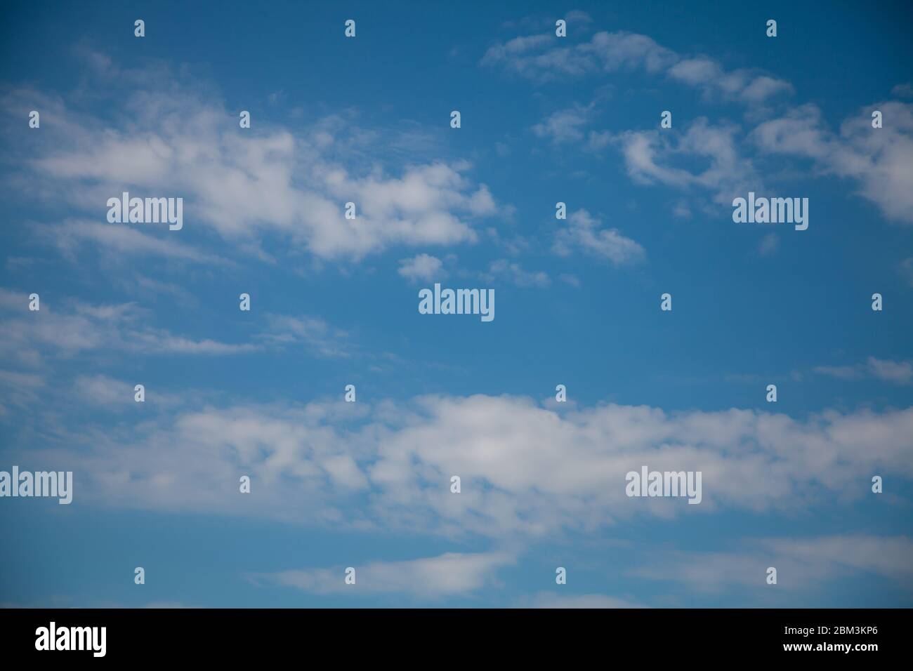 beautiful blue spring sky with light clouds Stock Photo - Alamy