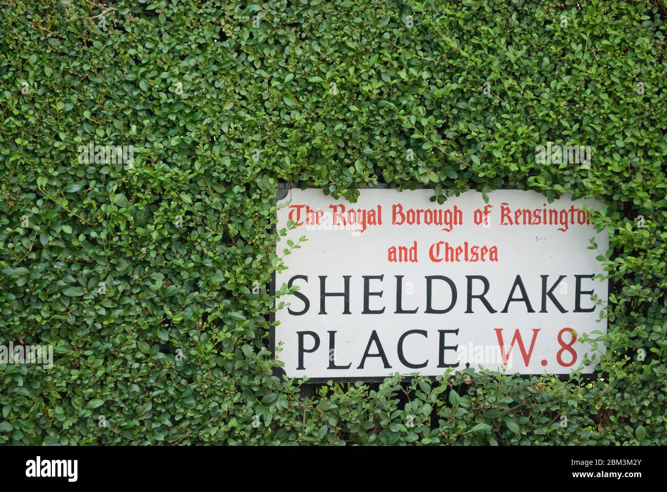 Traditional Classic Metal London Street Sign Box Hedging Cut Surround ...