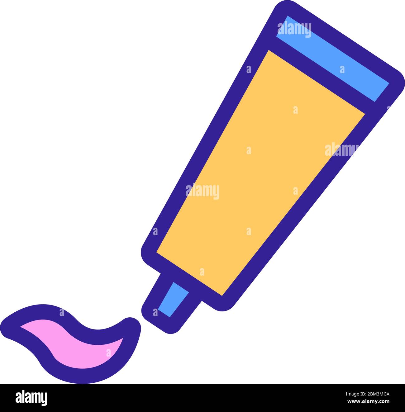 hemorrhoid ointment icon vector outline illustration Stock Vector Image ...