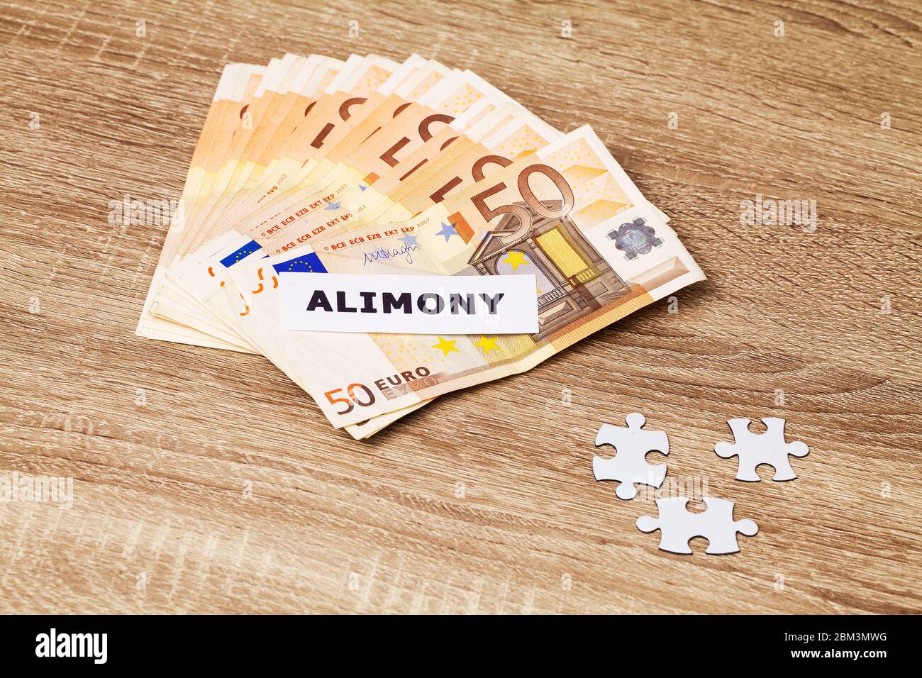 Concept of alimony, money for childcare costs Stock Photo - Alamy