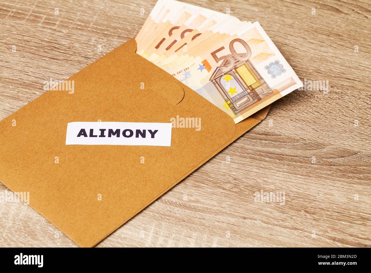 Concept of alimony, money for childcare costs Stock Photo - Alamy