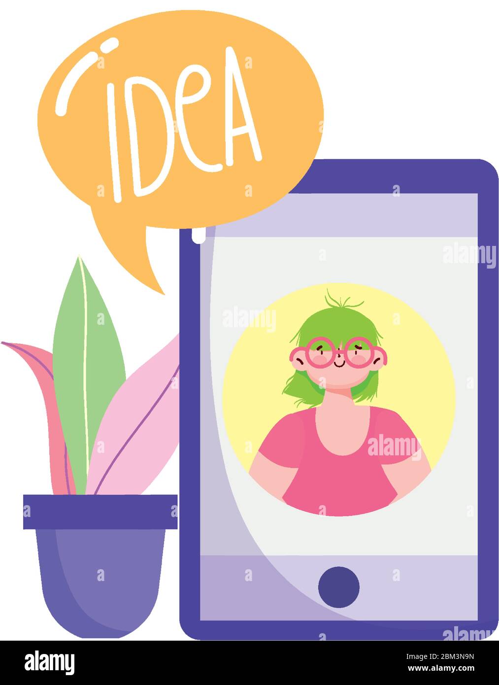 people creativity and technology,smartphone video screen idea vector ...