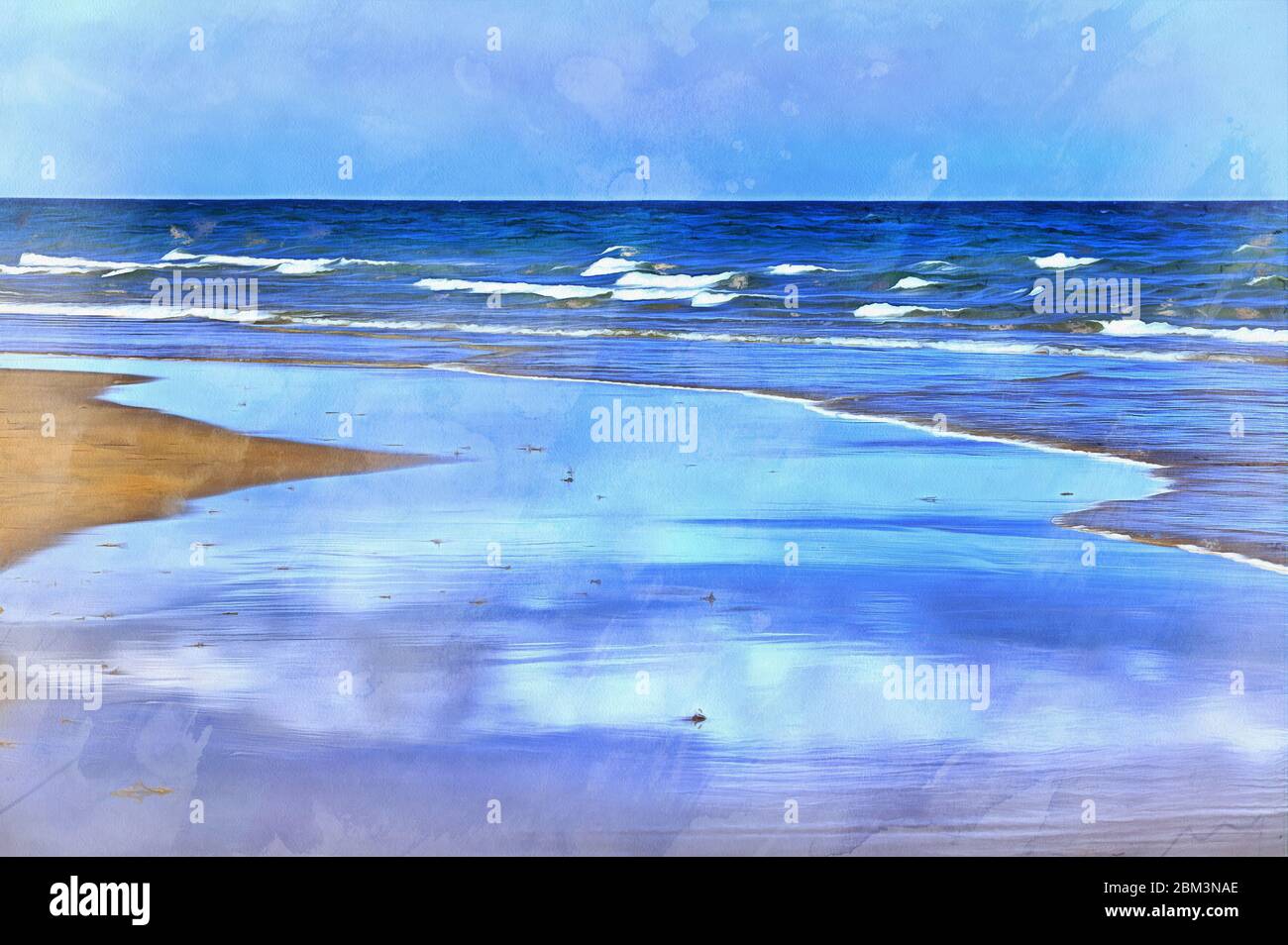 Chinese Ocean Painting