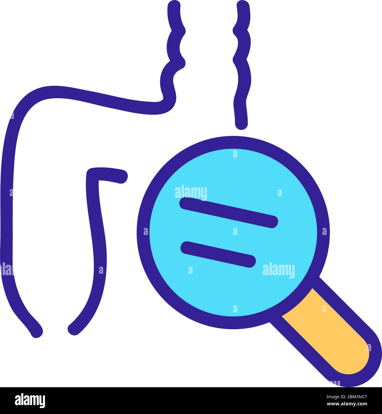 rectal examination icon vector outline illustration Stock Vector Image ...
