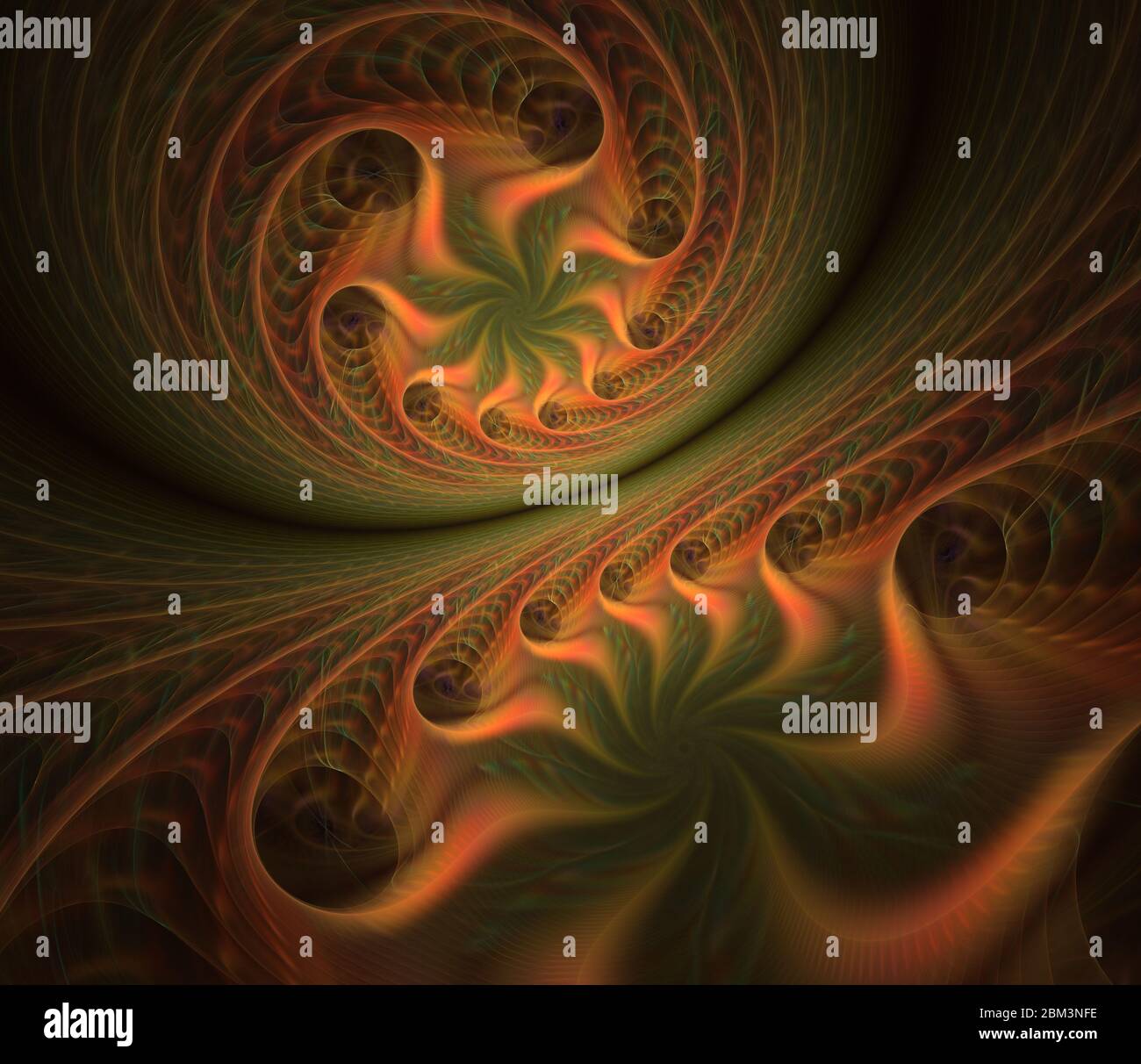 Organic Geometric Shapes Surface