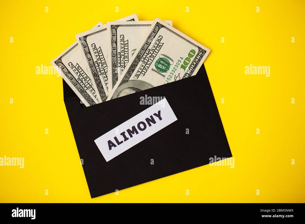 Concept of alimony, money for childcare costs Stock Photo - Alamy