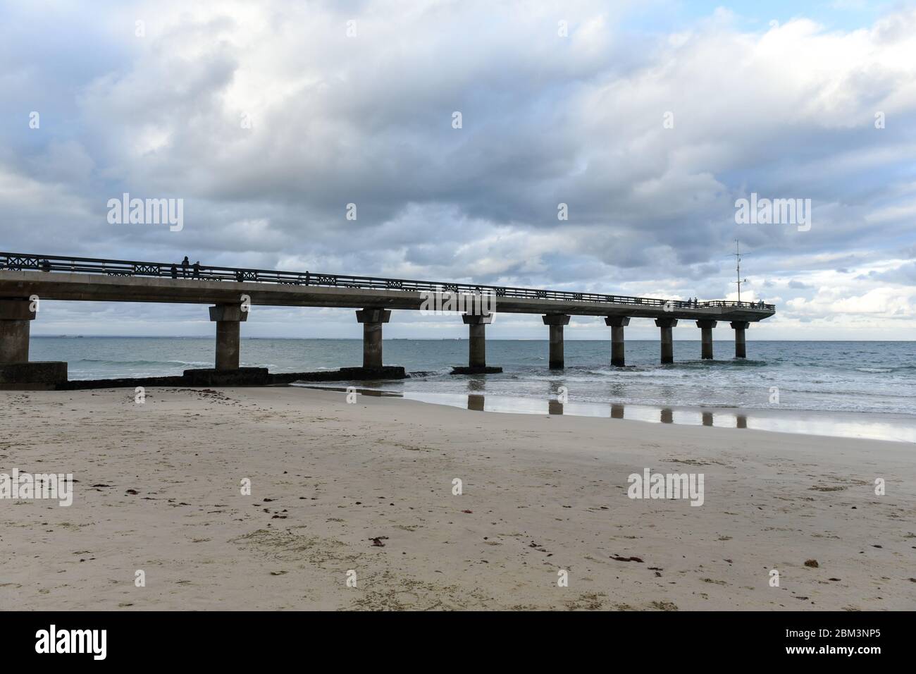 Shark Rock Pier at Port Elizabeth, Eastern Cape, South Africa Stock ...