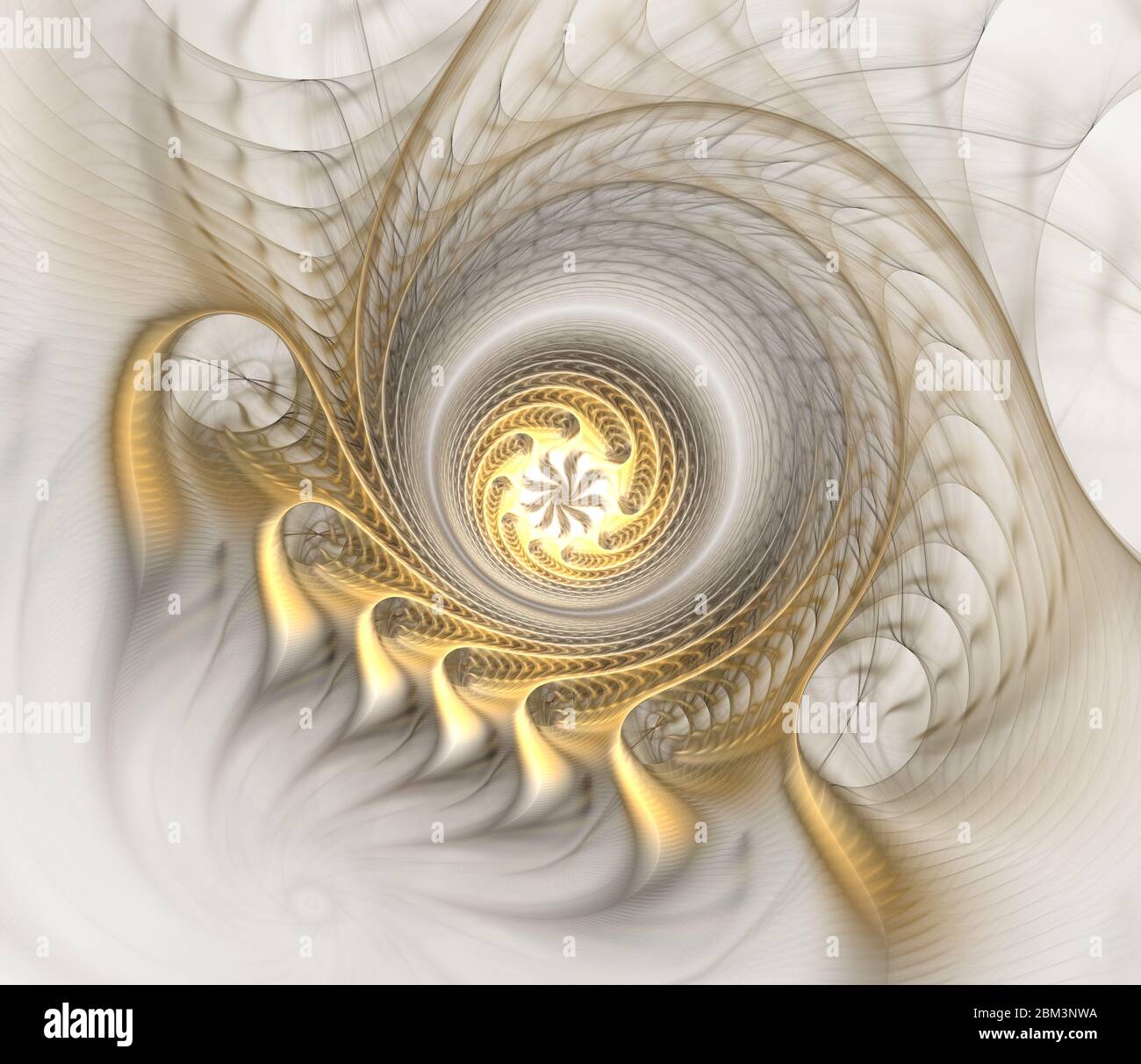 A glowing fractal design that works great as a background. Recursive ...