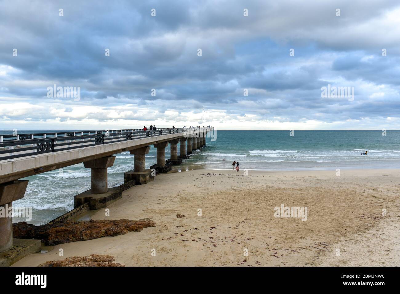 Shark Rock Pier at Port Elizabeth, Eastern Cape, South Africa Stock ...