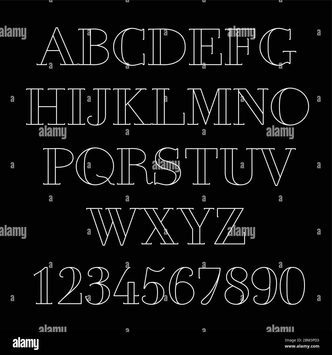 Decorative art deco vector Black and White Stock Photos & Images - Alamy