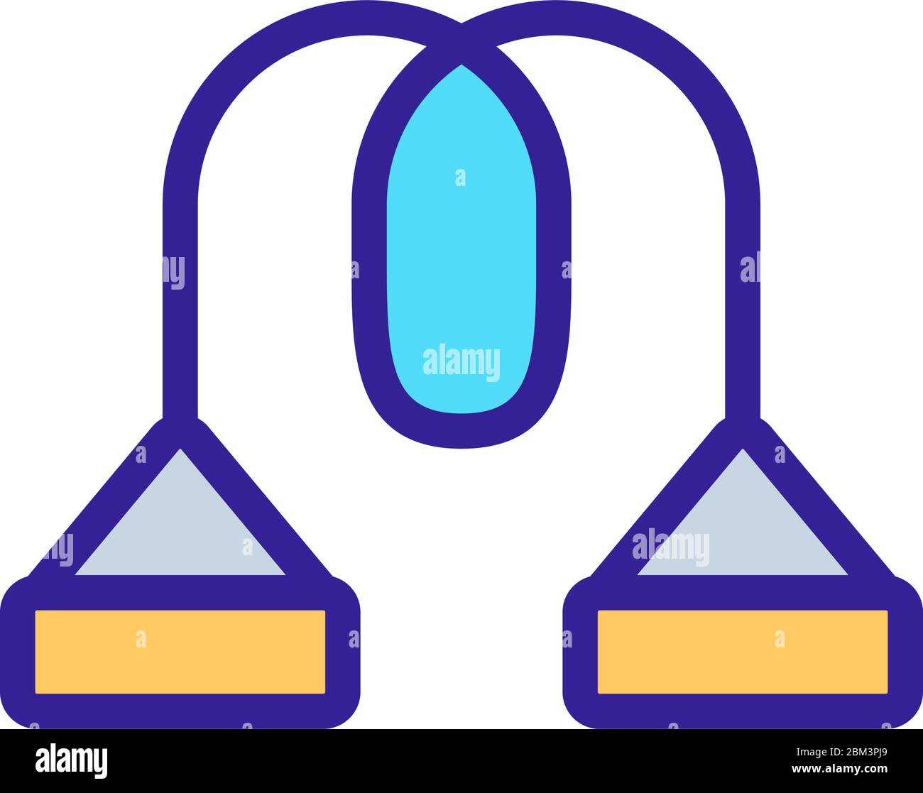 push up racks icon vector outline illustration Stock Vector Image & Art ...