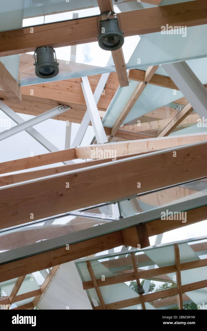 Architectural deconstructivism and the park hi-res stock photography ...