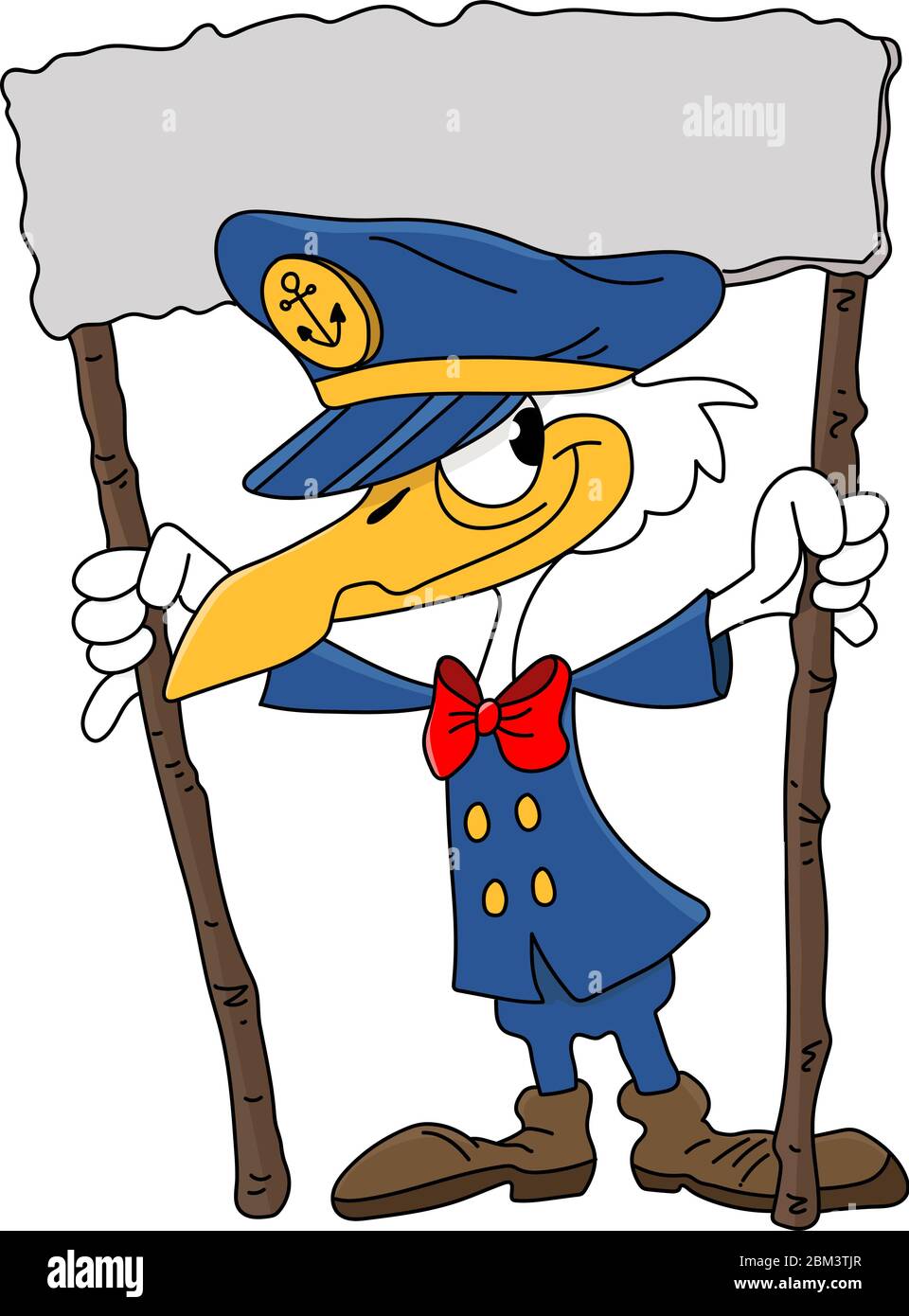 Sea captain cartoon hi-res stock photography and images - Alamy