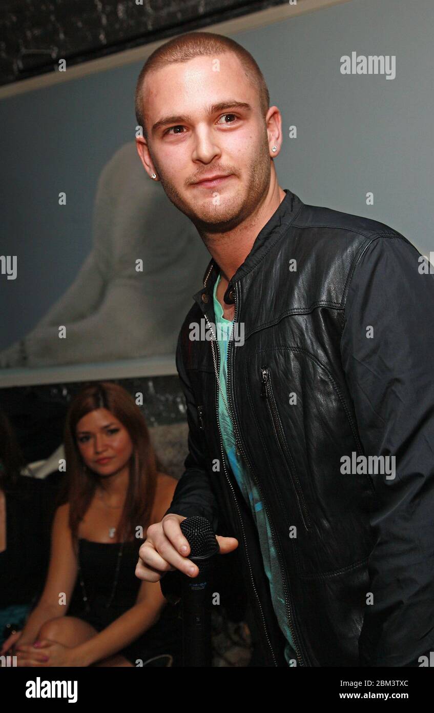 New York, NY, USA. 29 March, 2011. Jared Evan, performs at the Japan ...