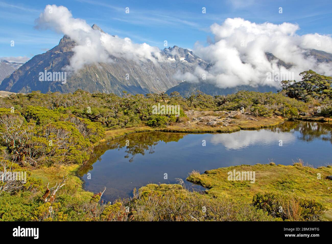Key Summit on the Routeburn Track Stock Photo - Alamy