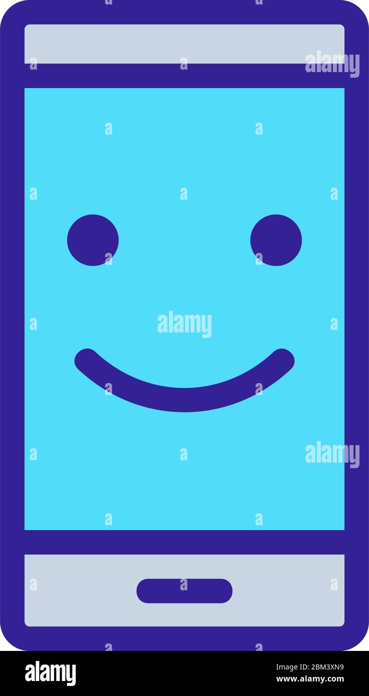 good condition mobile phone icon vector outline illustration Stock ...