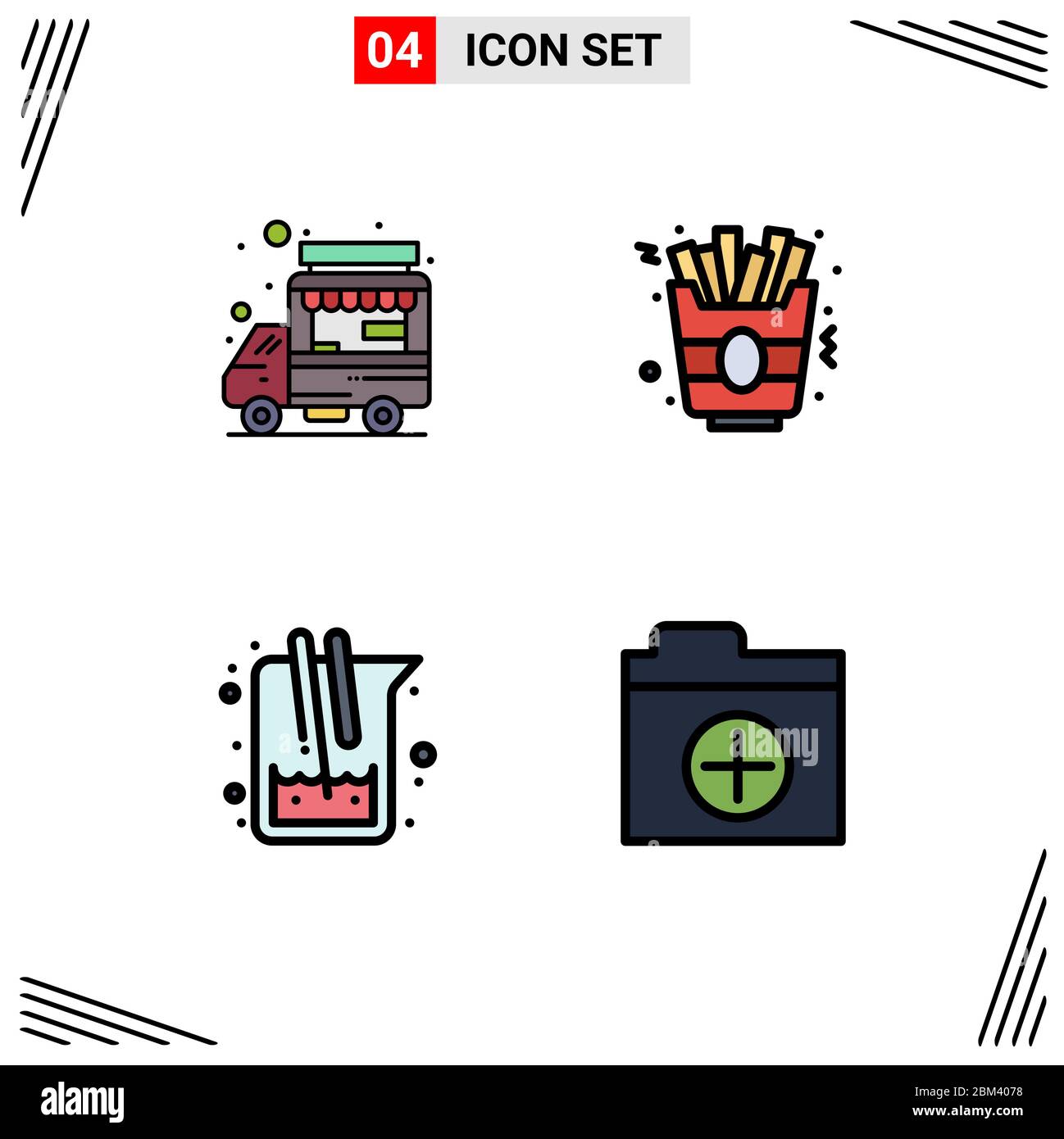 Fries stall Stock Vector Images - Alamy