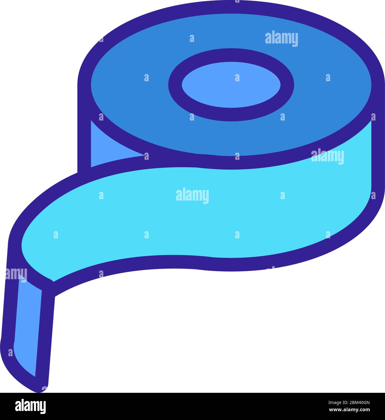 beginning of tape icon vector outline illustration Stock Vector Image ...