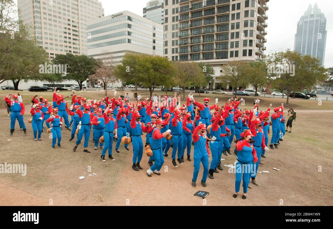 Austin Texas USA November 7th 2011 Diverse Group Of People Hired Austin Texas USA November 7th 2011 Diverse Group Of People Hired