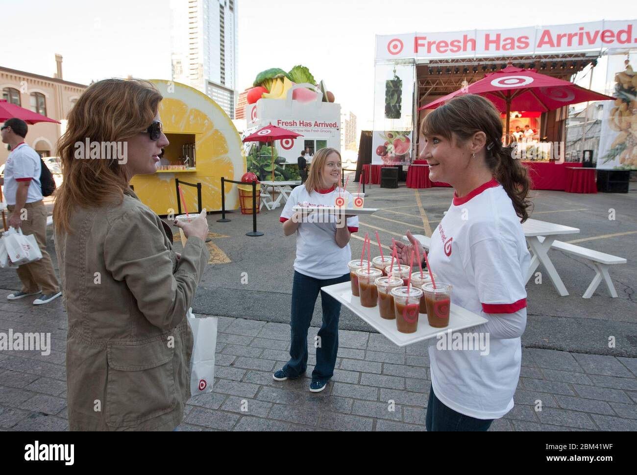 Austin Texas USA, October 14th, 2011: Retail store Target set up a pop ...