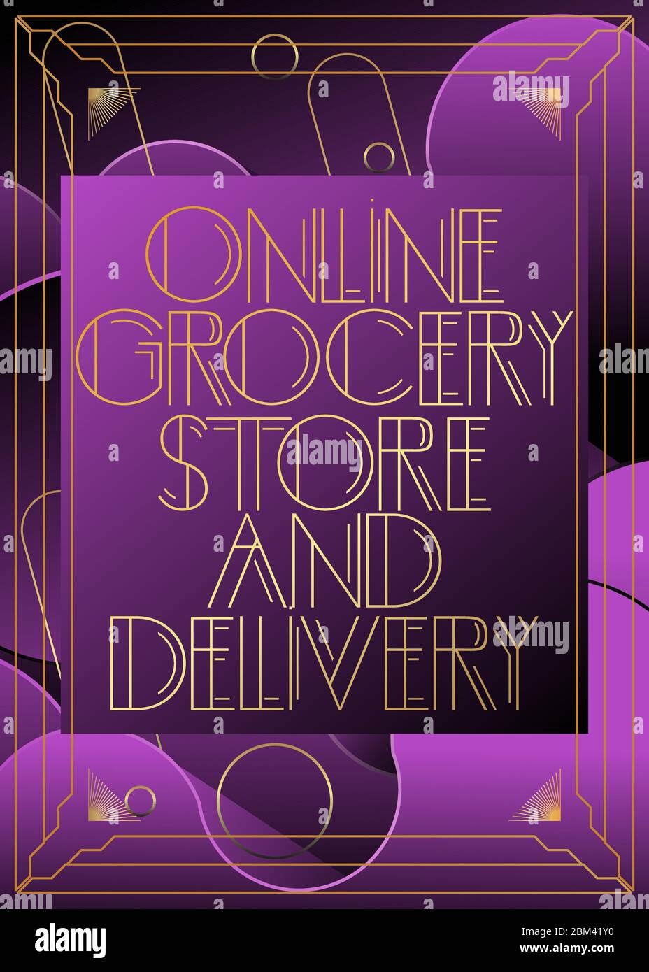 1920s grocery store Stock Vector Images - Alamy