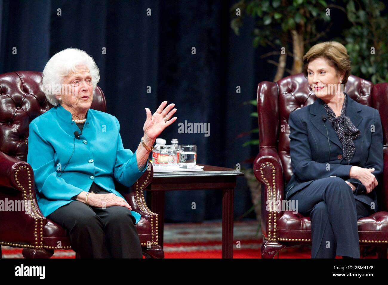 College Station, Texas USA, November 15, 2011: Former U.S. First Ladies ...