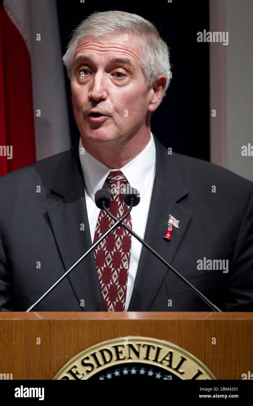 College Station , Texas - November 15, 2011 - Andrew Card, acting dean ...