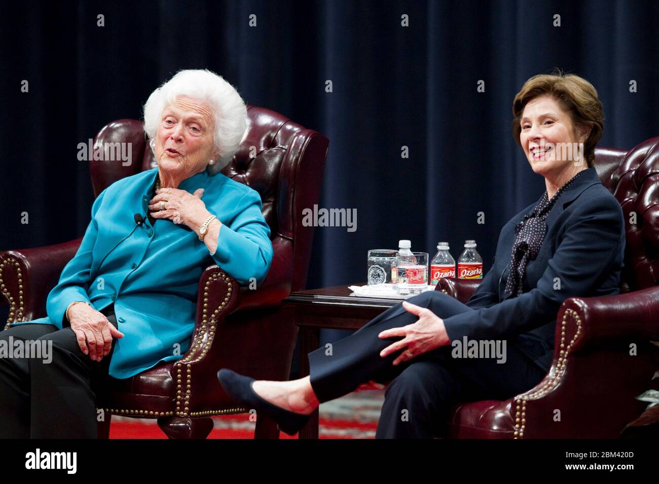 College Station, Texas USA, November 15, 2011: Former U.S. First Ladies ...