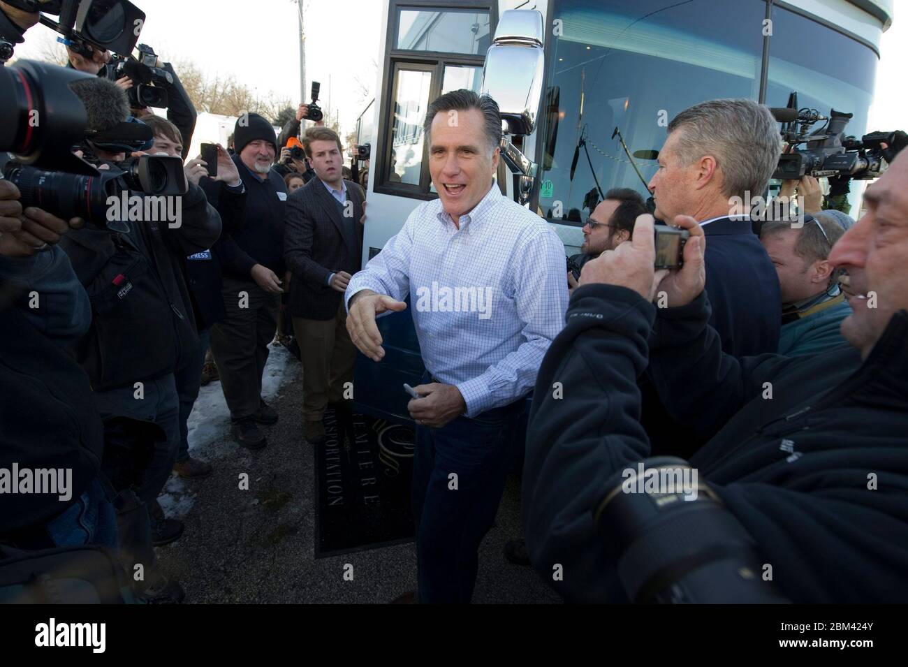 Mitt romney 2012 caucus hi-res stock photography and images - Alamy
