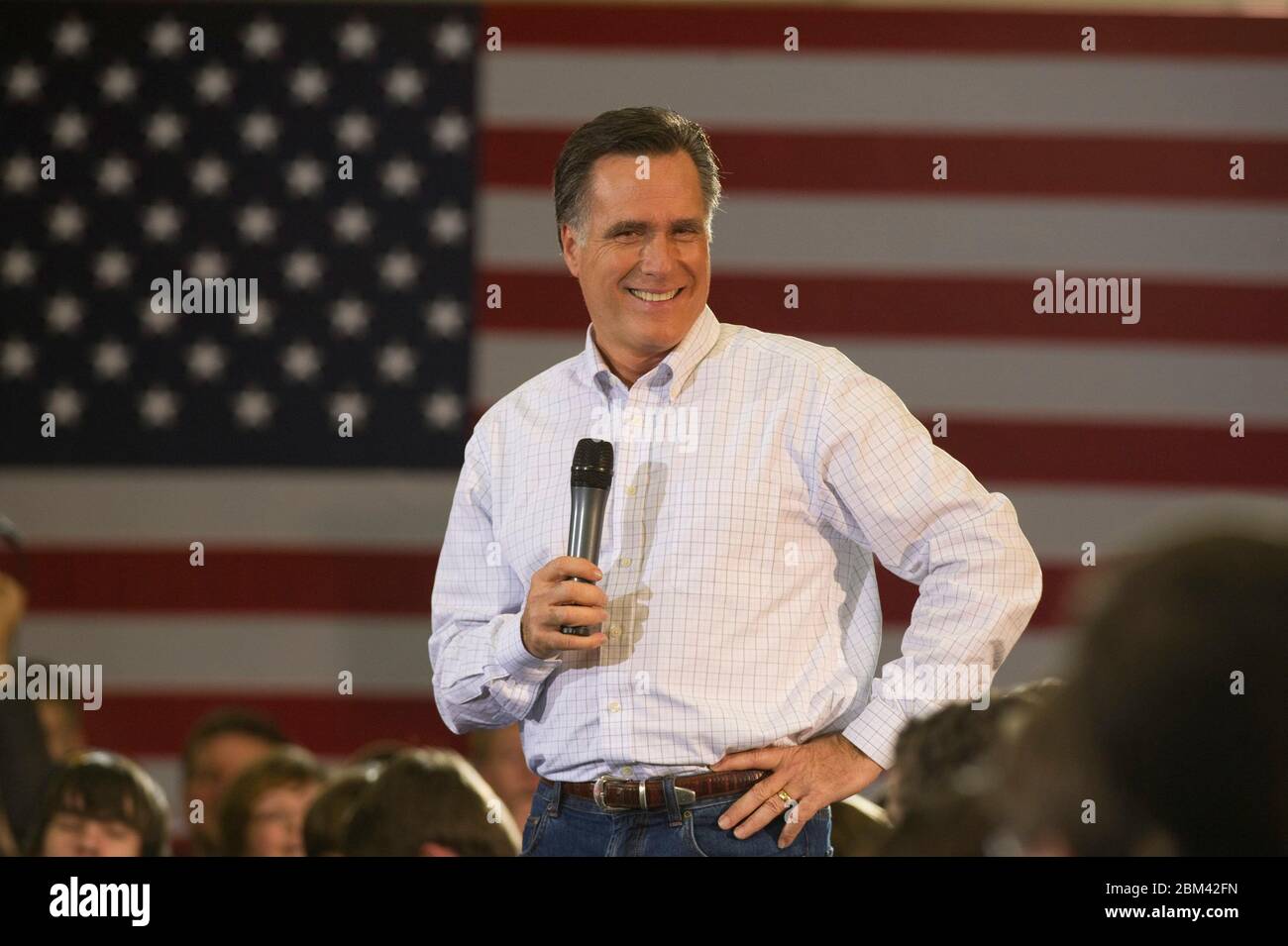 Mitt romney 2012 caucus hi-res stock photography and images - Alamy