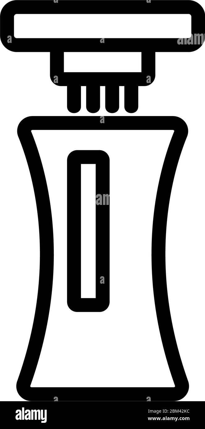 hand chopper for kitchen products icon vector outline illustration ...