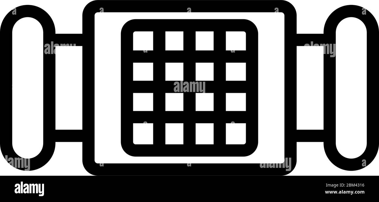 manual mesh for grinding icon vector outline illustration Stock Vector ...