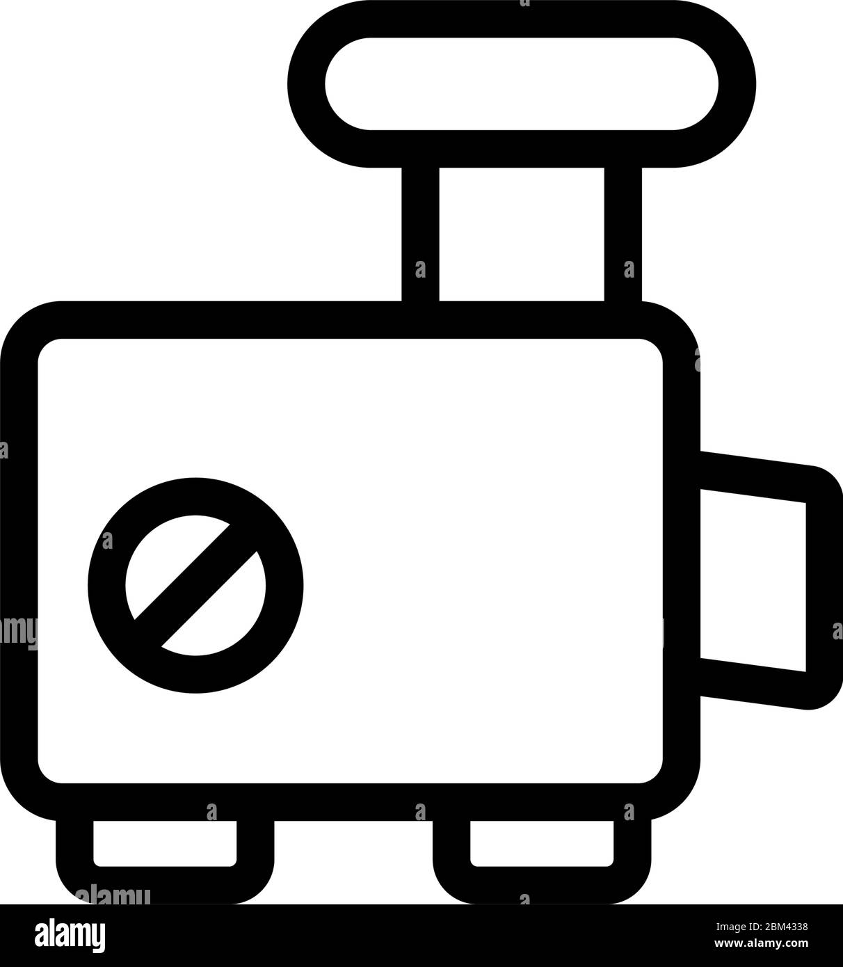 food processor icon vector outline illustration Stock Vector Image ...