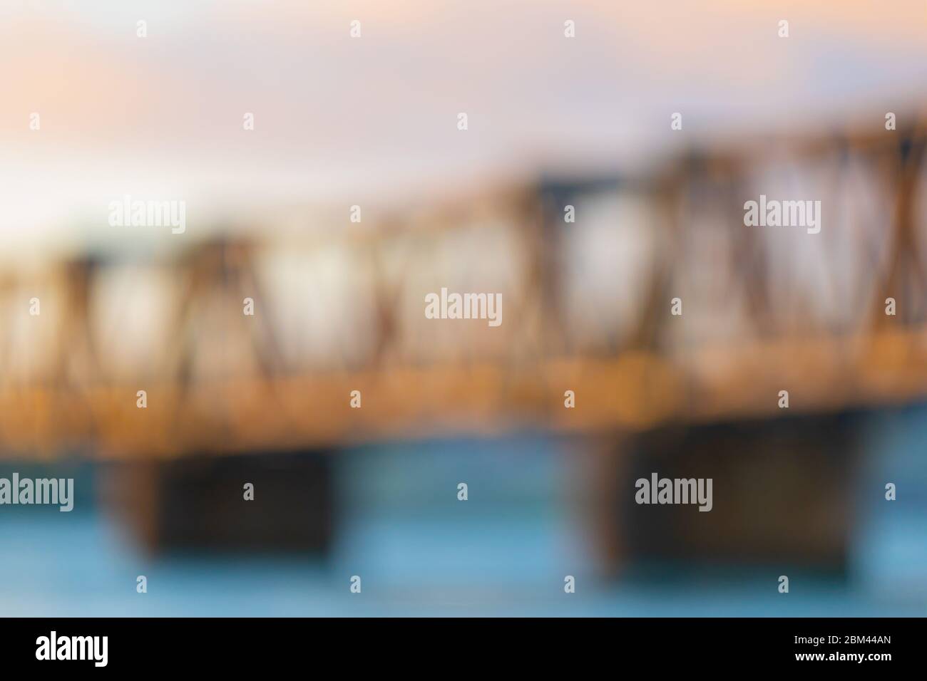 Defocused blurry bridge for structural engineering and infrastructure ...