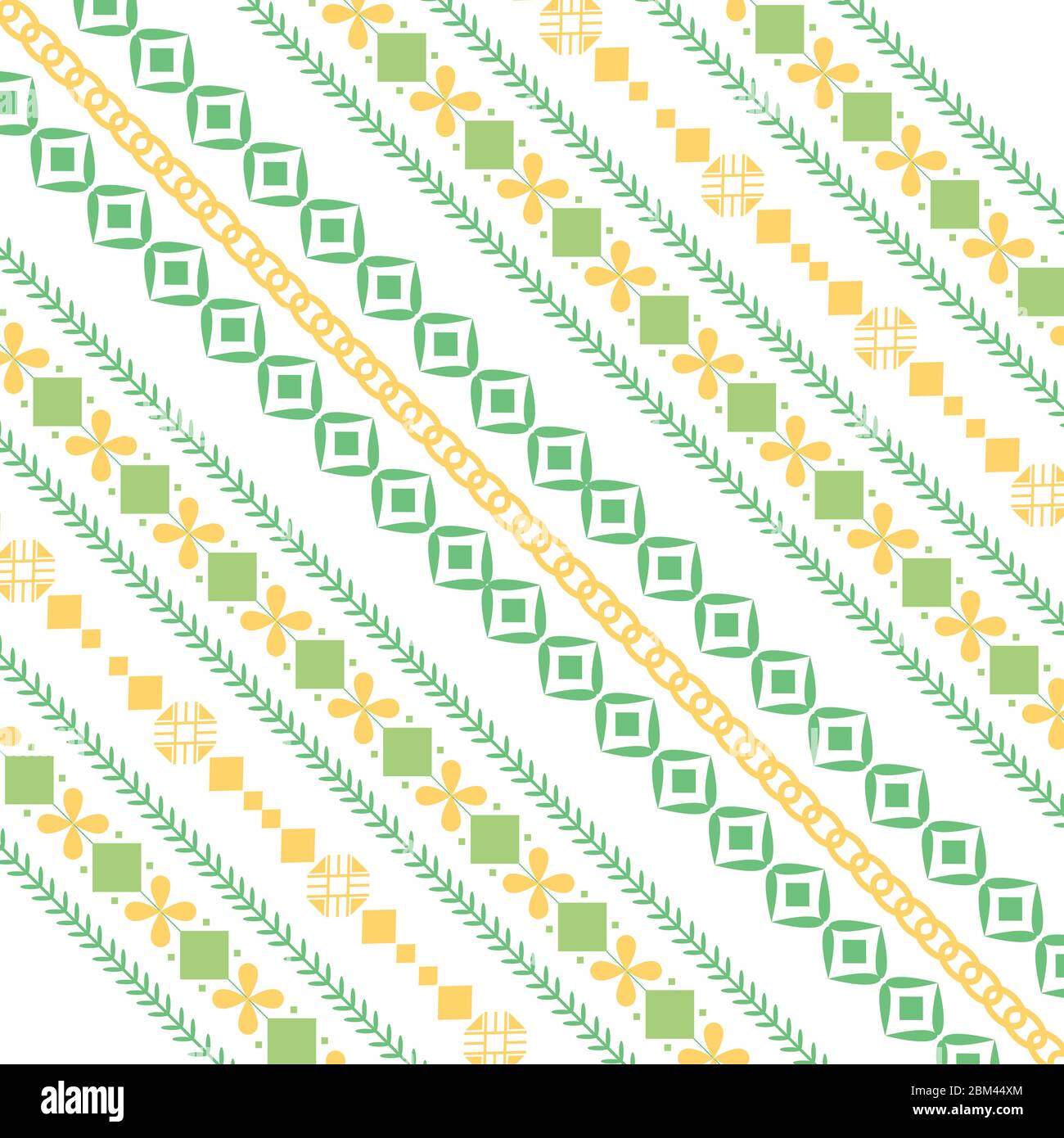 Modern and cute embroidered design pattern for bedroom wall decor Stock ...