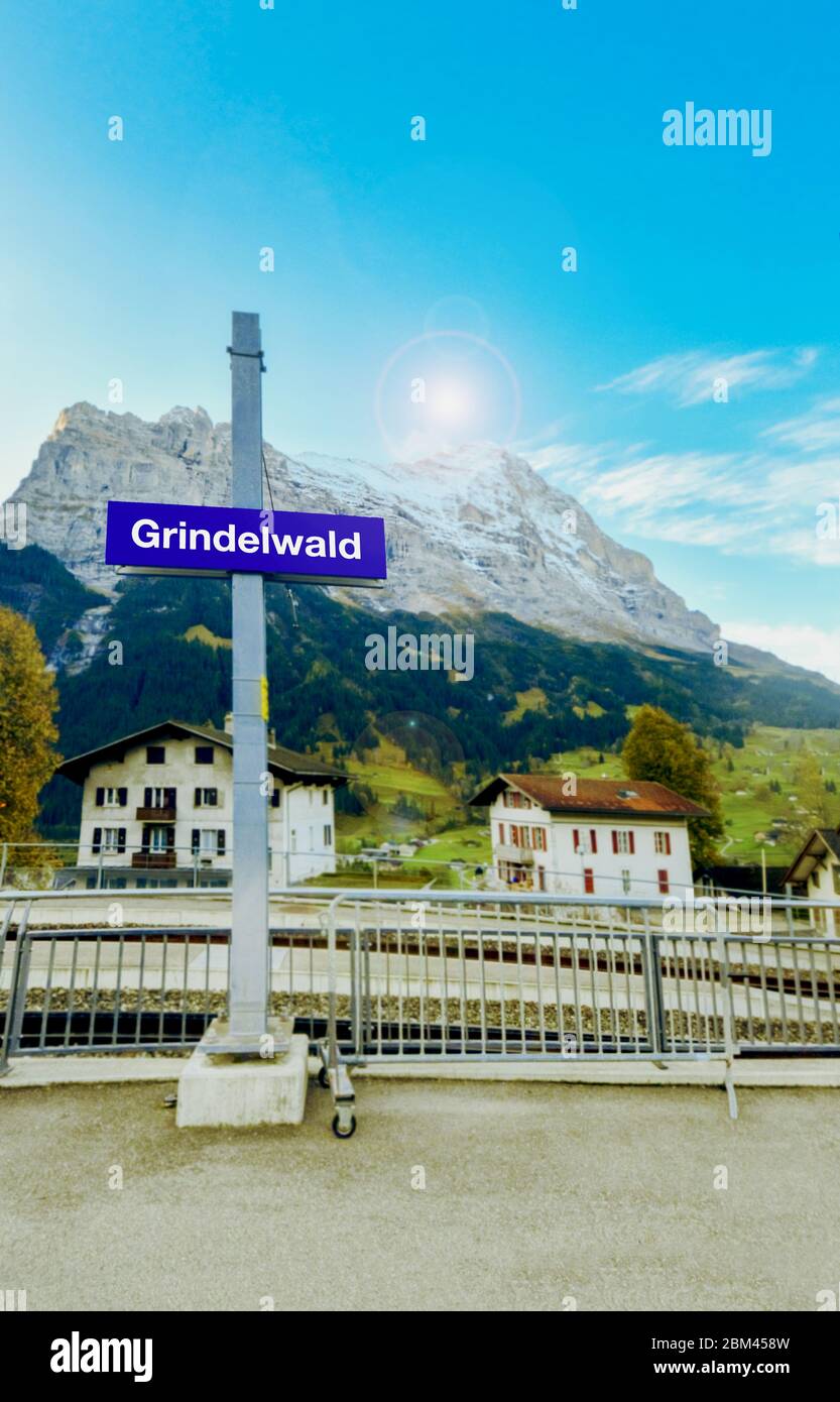 Village grindelwald switzerland hi-res stock photography and images - Alamy