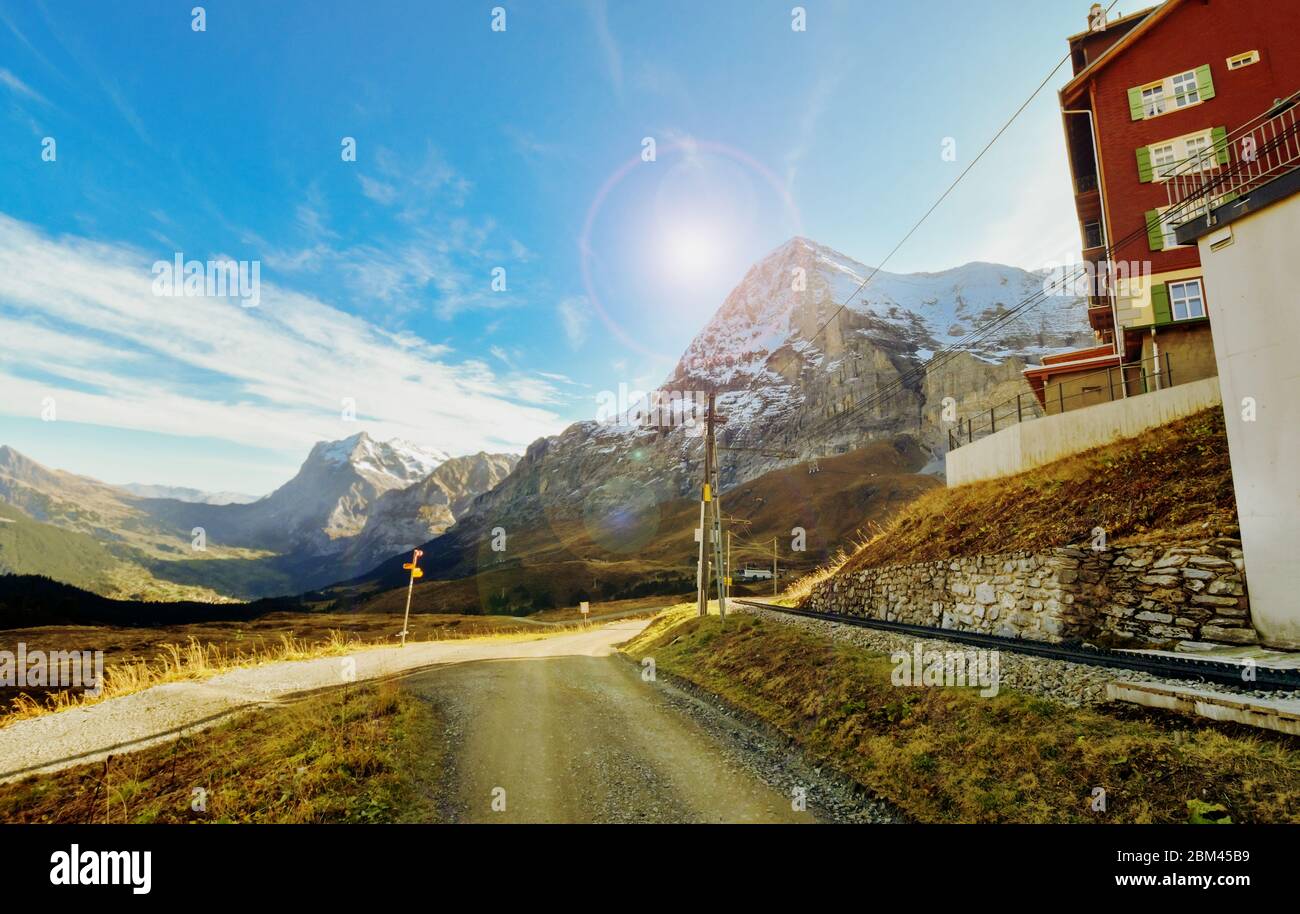 Village grindelwald hi-res stock photography and images - Alamy