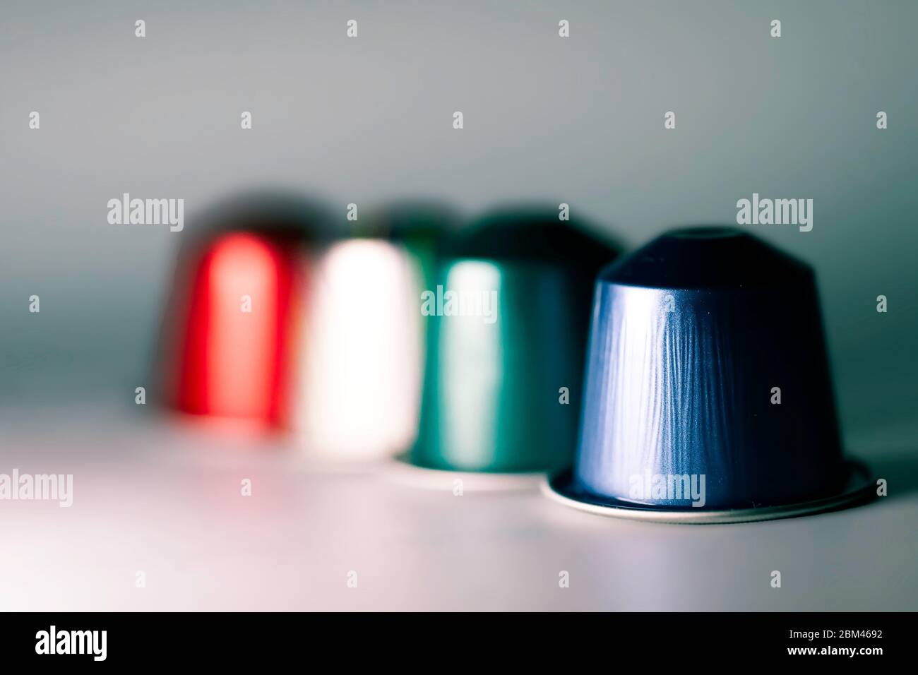 Colorful coffee pods Stock Photo - Alamy