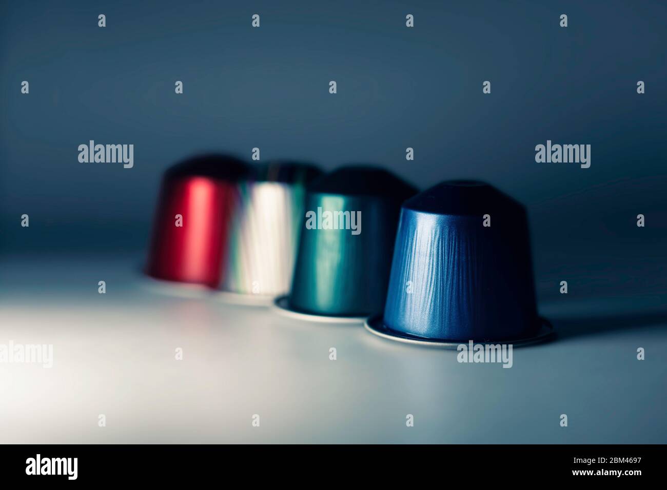 Colorful coffee pods Stock Photo - Alamy