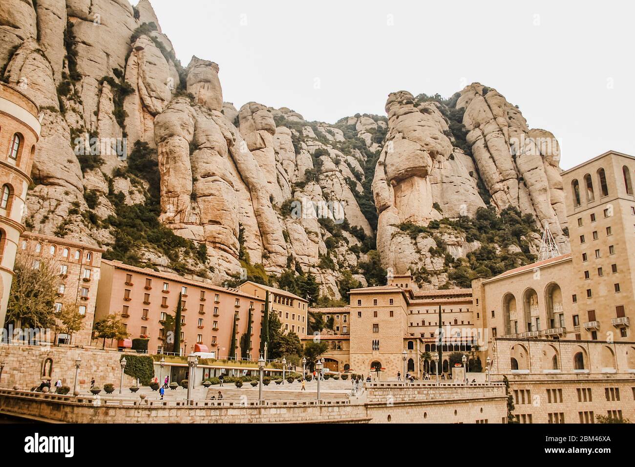 Montserrat Monastery in Catalonia, Spain Stock Photo - Alamy