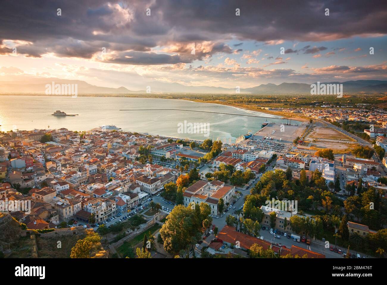 Nafplio harbour town peloponnese greece hi-res stock photography and ...